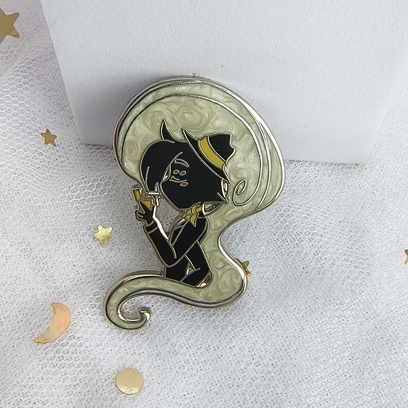 China Custom Pearl Swirl Enamel Pin Manufacturer and Supplier | Coins ...