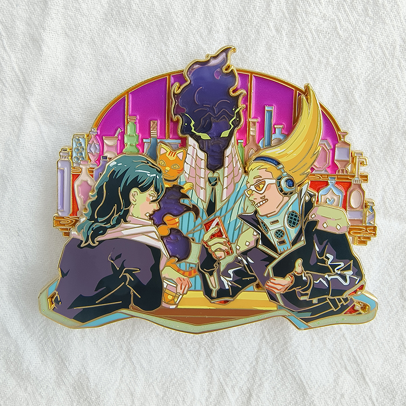 China Custom gradient pearl enamel pin Manufacturer and Supplier ...